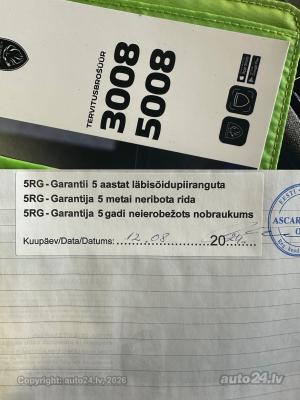 Pelēks Peugeot 3008 2024 Tallina, ar dzinēja tilpumu 1.20 L un nobraukumu 36 tūkst. km par 31900 €, foto 19 vietnē AUTOMOTO.COM.LV