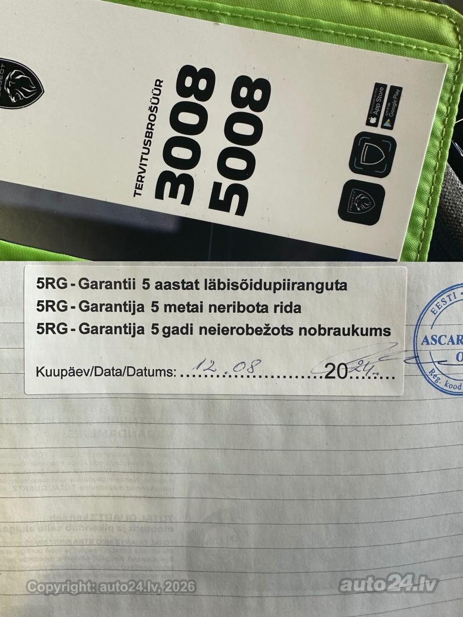Pelēks Peugeot 3008 2024 Tallina, ar dzinēja tilpumu 1.20 L un nobraukumu 36 tūkst. km par 31900 €, foto 19 vietnē AUTOMOTO.COM.LV