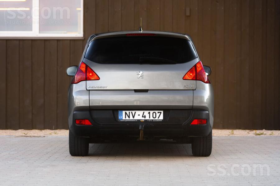 Grey Peugeot 3008 2010 in Jelgava, with an engine capacity of 1.60 L and mileage of 279 thousand km for 3900 €, photo 7 on AUTOMOTO.COM.LV