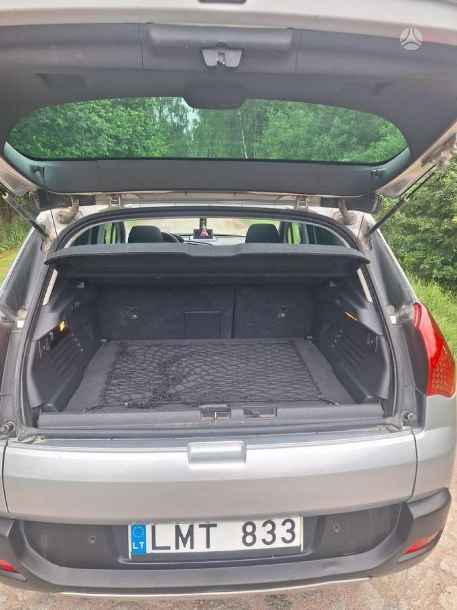 Grey Peugeot 3008 2010 in Silute, with an engine capacity of 1.56 L and mileage of 316 thousand km for 3250 €, photo 19 on AUTOMOTO.COM.LV