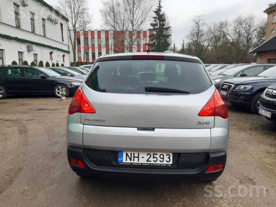 Grey Peugeot 3008 2011 in Daugavpils, with an engine capacity of 1.60 L and mileage of 0 thousand km for 4100 €, photo 7 on AUTOMOTO.COM.LV