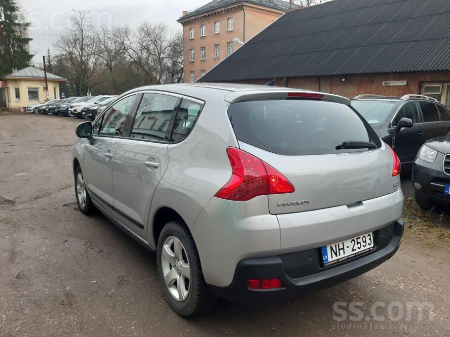 Grey Peugeot 3008 2011 in Daugavpils, with an engine capacity of 1.60 L and mileage of 0 thousand km for 4100 €, photo 8 on AUTOMOTO.COM.LV