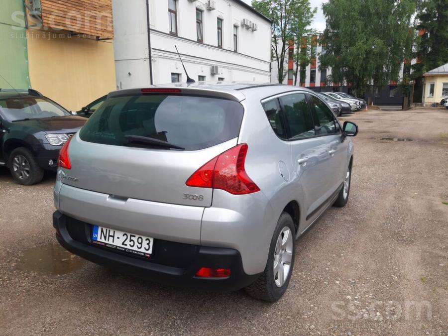 Pelēks Peugeot 3008 2011 Daugavpils, ar dzinēja tilpumu 1.60 L un nobraukumu 0 tūkst. km par 3450 €, foto 7 vietnē AUTOMOTO.COM.LV