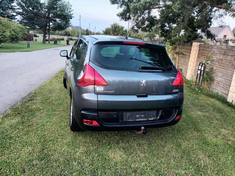 Grey Peugeot 3008 2011 in Kaunas, with an engine capacity of 1.60 L and mileage of 158 thousand km for 3600 €, photo 8 on AUTOMOTO.COM.LV