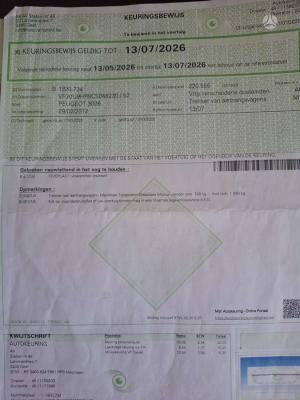 Серый Пежо 3008 2012 в Пакруойис, объемом двигателя 1.57 л и пробегом 225 тыс. км за 3500 €, фото 11 на AUTOMOTO.COM.LV