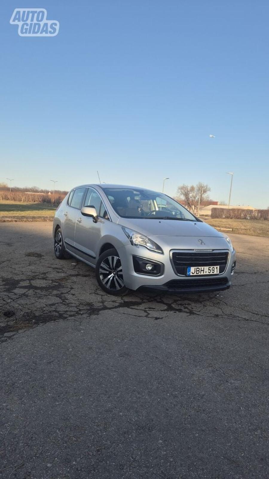 Pelēks Peugeot 3008 2015 Kauņa, ar dzinēja tilpumu 1.60 L un nobraukumu 320 tūkst. km par 3500 €, foto 1 vietnē AUTOMOTO.COM.LV