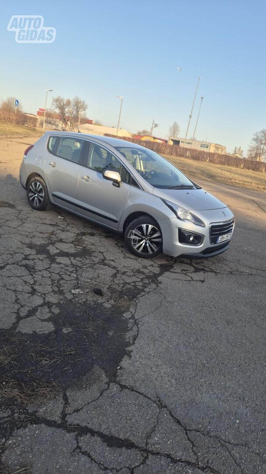 Pelēks Peugeot 3008 2015 Kauņa, ar dzinēja tilpumu 1.60 L un nobraukumu 320 tūkst. km par 3500 €, foto 3 vietnē AUTOMOTO.COM.LV