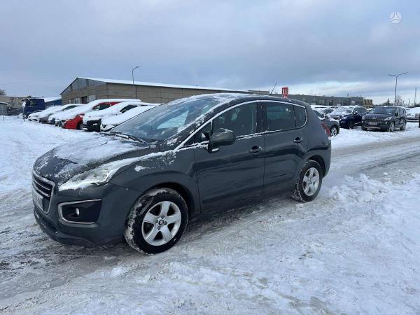 Grey Peugeot 3008 2016 in Taurage, with an engine capacity of 1.56 L and mileage of 259 thousand km for 4900 €, photo 1 on AUTOMOTO.COM.LV