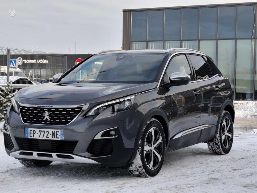 Grey Peugeot 3008 2017 in Siauliai, with an engine capacity of 2.00 L and mileage of 227 thousand km for 13800 €, photo 1 on AUTOMOTO.COM.LV