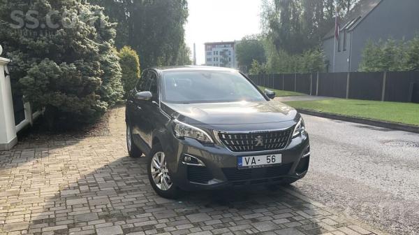 Pelēks Peugeot 3008 2018 Rīga, ar dzinēja tilpumu 1.50 L un nobraukumu 91 tūkst. km par 12200 €, foto 1 vietnē AUTOMOTO.COM.LV