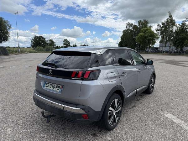 Pelēks Peugeot 3008 2018 Marijampole, ar dzinēja tilpumu 1.20 L un nobraukumu 93 tūkst. km par 8600 €, foto 6 vietnē AUTOMOTO.COM.LV