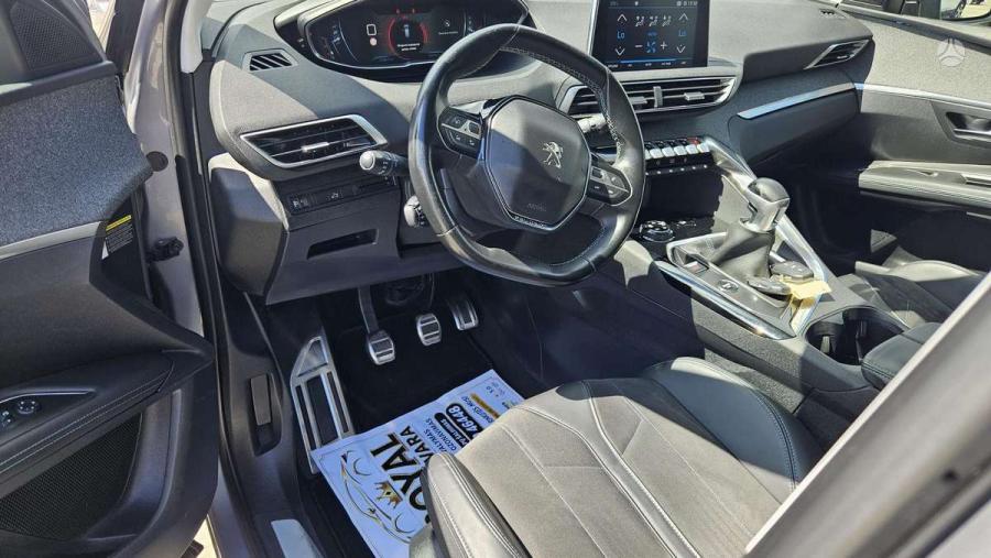 Grey Peugeot 3008 2018 in Taurage, with an engine capacity of 1.20 L and mileage of 143 thousand km for 9300 €, photo 12 on AUTOMOTO.COM.LV