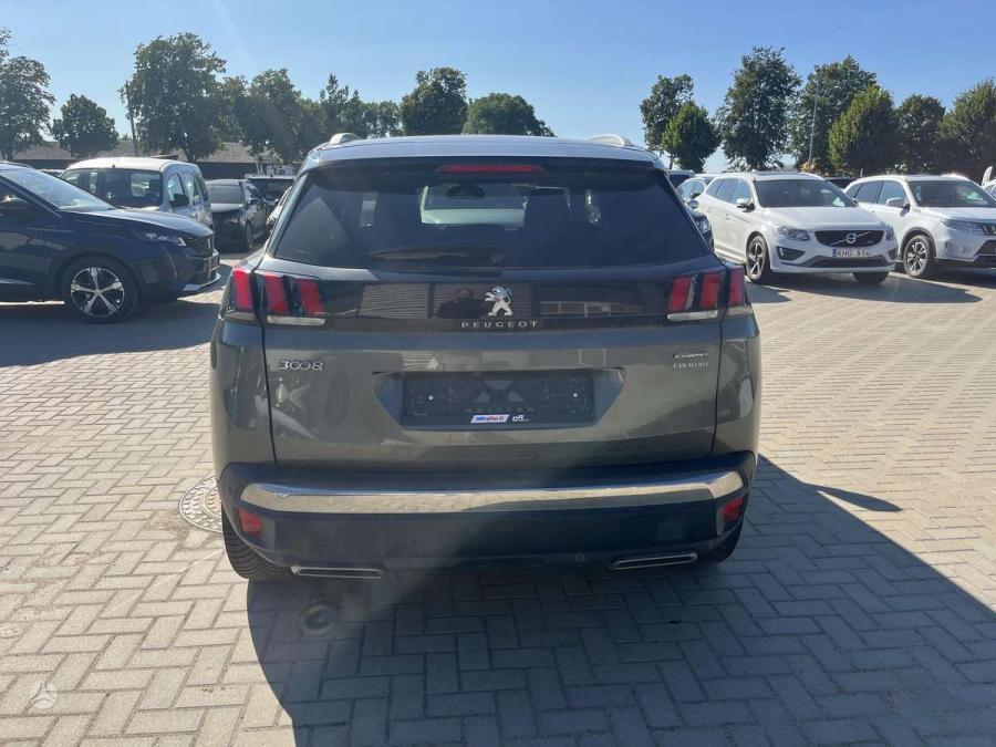 Серый Пежо 3008 2019 в Таураге, объемом двигателя 1.20 л и пробегом 122 тыс. км за 7700 €, фото 6 на AUTOMOTO.COM.LV