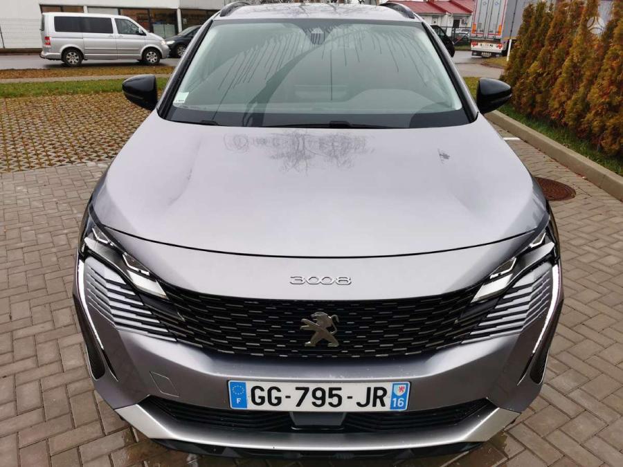 Pelēks Peugeot 3008 2022 Kauņa, ar dzinēja tilpumu 1.50 L un nobraukumu 177 tūkst. km par 15500 €, foto 2 vietnē AUTOMOTO.COM.LV