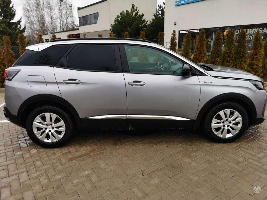 Pelēks Peugeot 3008 2022 Kauņa, ar dzinēja tilpumu 1.50 L un nobraukumu 177 tūkst. km par 15500 €, foto 4 vietnē AUTOMOTO.COM.LV