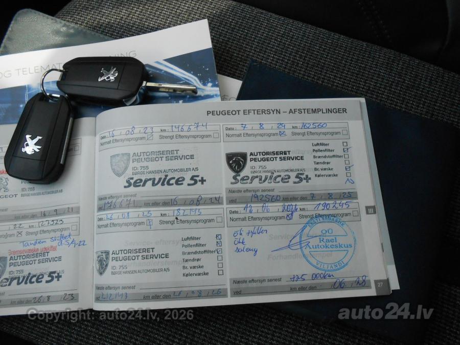 Серый Пежо 3008 2016 в Вильянди, объемом двигателя 2.00 л и пробегом 190 тыс. км за 11890 €, фото 15 на AUTOMOTO.COM.LV