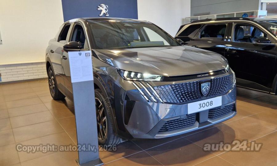 Pelēks Peugeot 3008 2026 Pērnava, ar dzinēja tilpumu 1.20 L un nobraukumu 2 tūkst. km par 35690 €, foto 1 vietnē AUTOMOTO.COM.LV