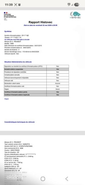 Пежо 3008 2016 в Таллин, объемом двигателя 1.50 л и пробегом 118 тыс. км за 7990 €, фото 30 на AUTOMOTO.COM.LV