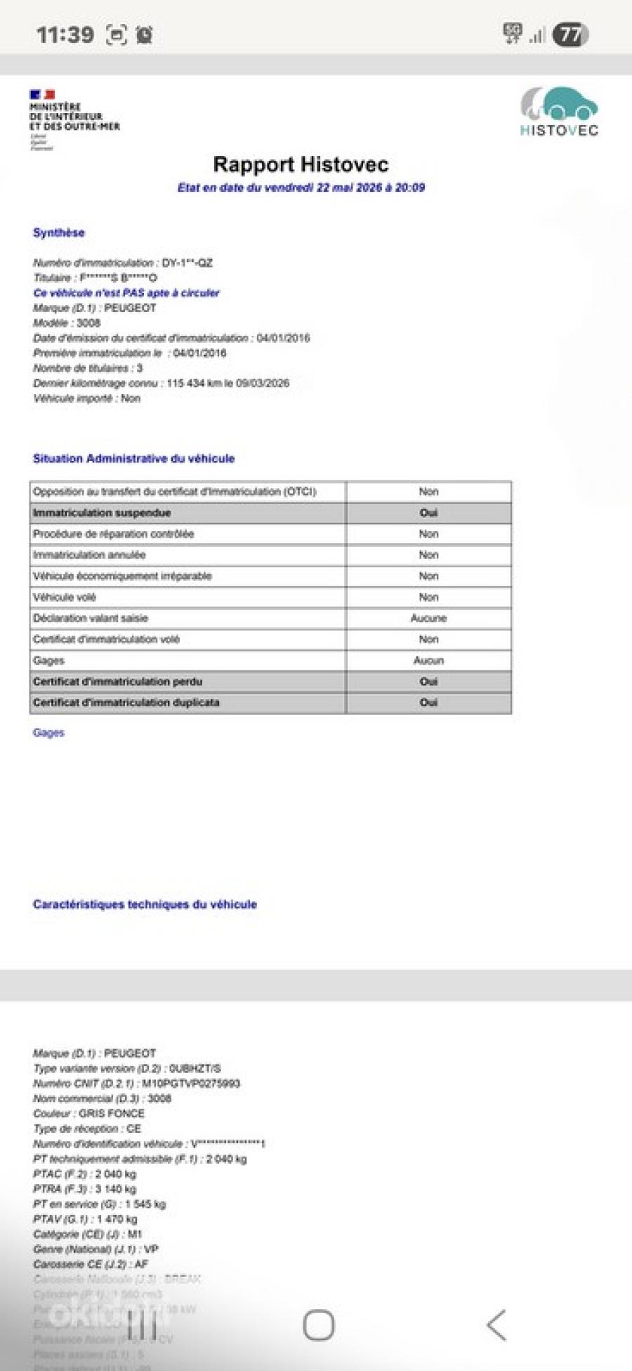 Пежо 3008 2016 в Таллин, объемом двигателя 1.50 л и пробегом 118 тыс. км за 7990 €, фото 30 на AUTOMOTO.COM.LV