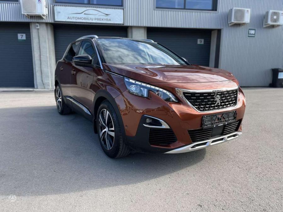 Oranžs Peugeot 3008 2018 Šauļi, ar dzinēja tilpumu 1.20 L un nobraukumu 120 tūkst. km par 11800 €, foto 1 vietnē AUTOMOTO.COM.LV