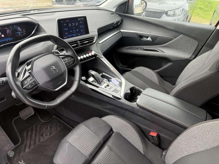 Orange Peugeot 3008 2020 in Taurage, with an engine capacity of 1.50 L and mileage of 200 thousand km for 9700 €, photo 11 on AUTOMOTO.COM.LV