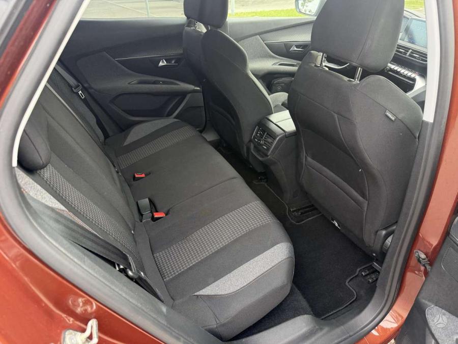 Orange Peugeot 3008 2020 in Taurage, with an engine capacity of 1.50 L and mileage of 200 thousand km for 9700 €, photo 13 on AUTOMOTO.COM.LV