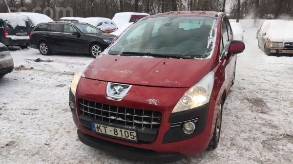 Red Peugeot 3008 2009 in Jelgava, with an engine capacity of 1.60 L and mileage of 320 thousand km for 2800 €, photo 4 on AUTOMOTO.COM.LV