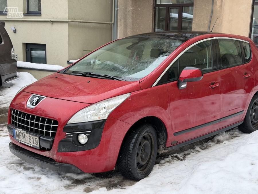 Sarkans Peugeot 3008 2010 Panevēža, ar dzinēja tilpumu 2.00 L un nobraukumu 380 tūkst. km par 2500 €, foto 2 vietnē AUTOMOTO.COM.LV