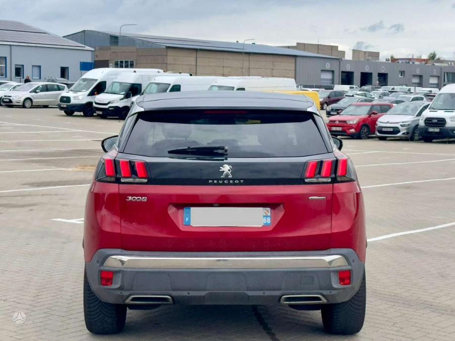 Sarkans Peugeot 3008 2016 Tauragė, ar dzinēja tilpumu 1.20 L un nobraukumu 230 tūkst. km par 7900 €, foto 7 vietnē AUTOMOTO.COM.LV