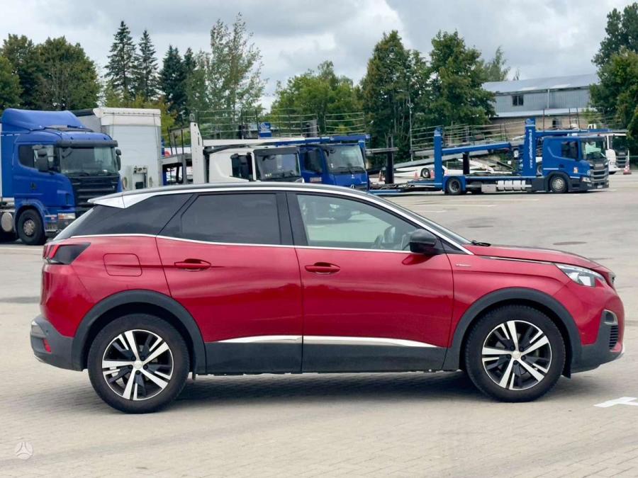 Sarkans Peugeot 3008 2016 Tauragė, ar dzinēja tilpumu 1.20 L un nobraukumu 230 tūkst. km par 7900 €, foto 9 vietnē AUTOMOTO.COM.LV