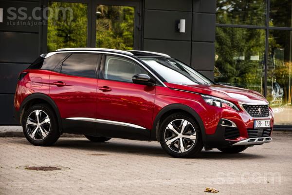 Red Peugeot 3008 2017 in Jelgava, with an engine capacity of 1.60 L and mileage of 152 thousand km for 13900 €, photo 3 on AUTOMOTO.COM.LV