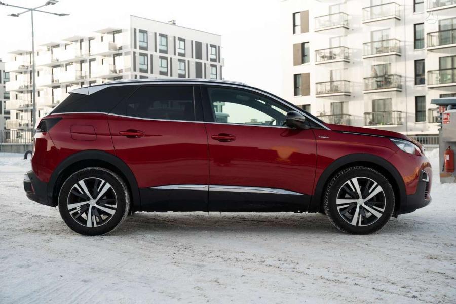 Sarkans Peugeot 3008 2017 Viļņa, ar dzinēja tilpumu 1.20 L un nobraukumu 118 tūkst. km par 12850 €, foto 8 vietnē AUTOMOTO.COM.LV