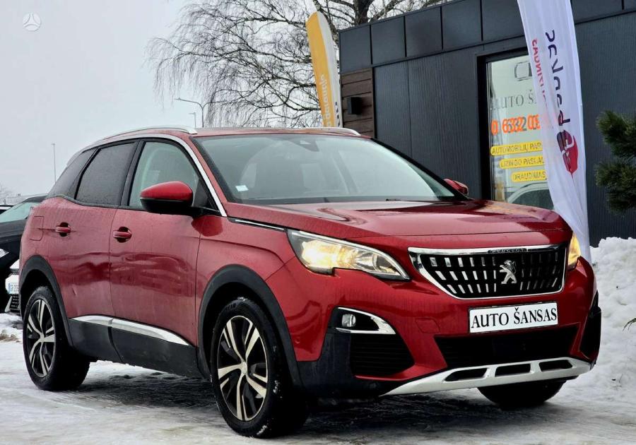 Red Peugeot 3008 2017 in Taurage, with an engine capacity of 1.20 L and mileage of 194 thousand km for 7900 €, photo 4 on AUTOMOTO.COM.LV