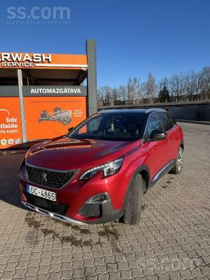 Sarkans Peugeot 3008 2017 Rīga, ar dzinēja tilpumu 1.20 L un nobraukumu 149 tūkst. km par 13500 €, foto  vietnē AUTOMOTO.COM.LV