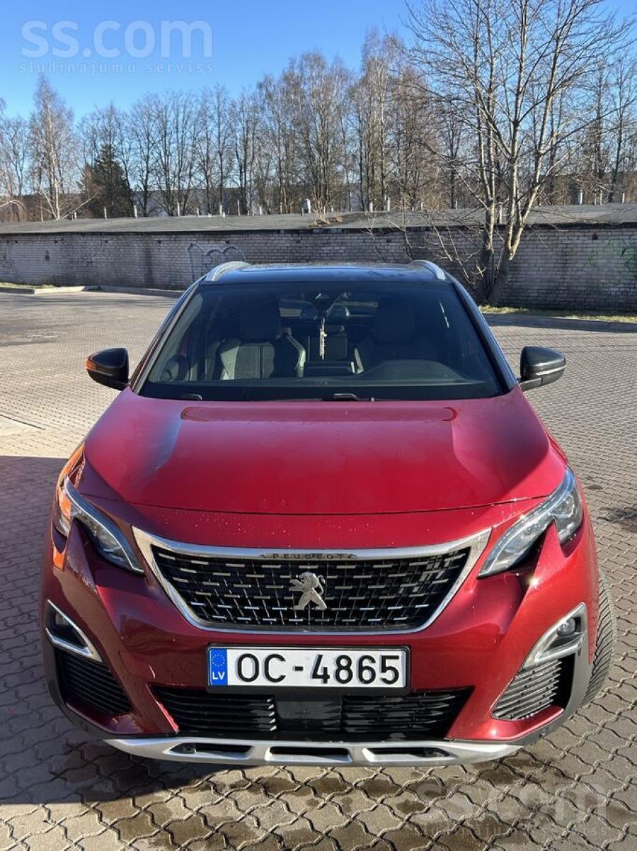 Sarkans Peugeot 3008 2017 Rīga, ar dzinēja tilpumu 1.20 L un nobraukumu 149 tūkst. km par 13500 €, foto 3 vietnē AUTOMOTO.COM.LV