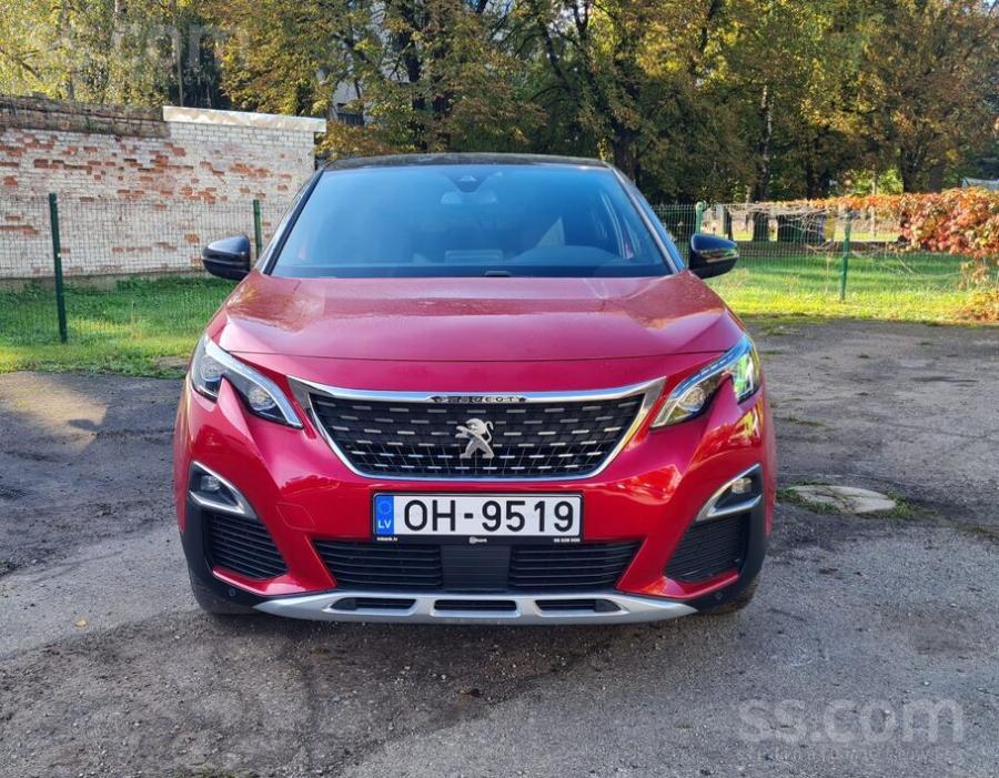 Sarkans Peugeot 3008 2017 Jelgava, ar dzinēja tilpumu 1.20 L un nobraukumu 0 tūkst. km par 12900 €, foto 1 vietnē AUTOMOTO.COM.LV