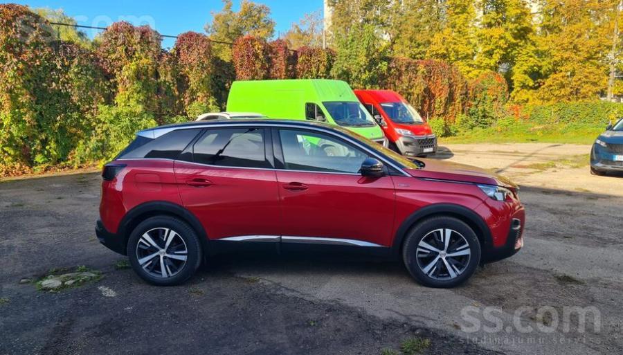 Sarkans Peugeot 3008 2017 Jelgava, ar dzinēja tilpumu 1.20 L un nobraukumu 0 tūkst. km par 12900 €, foto 5 vietnē AUTOMOTO.COM.LV