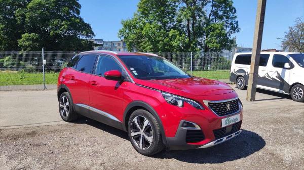 Red Peugeot 3008 2017 in Klaipeda, with an engine capacity of 1.20 L and mileage of 186 thousand km for 10590 €, photo 1 on AUTOMOTO.COM.LV