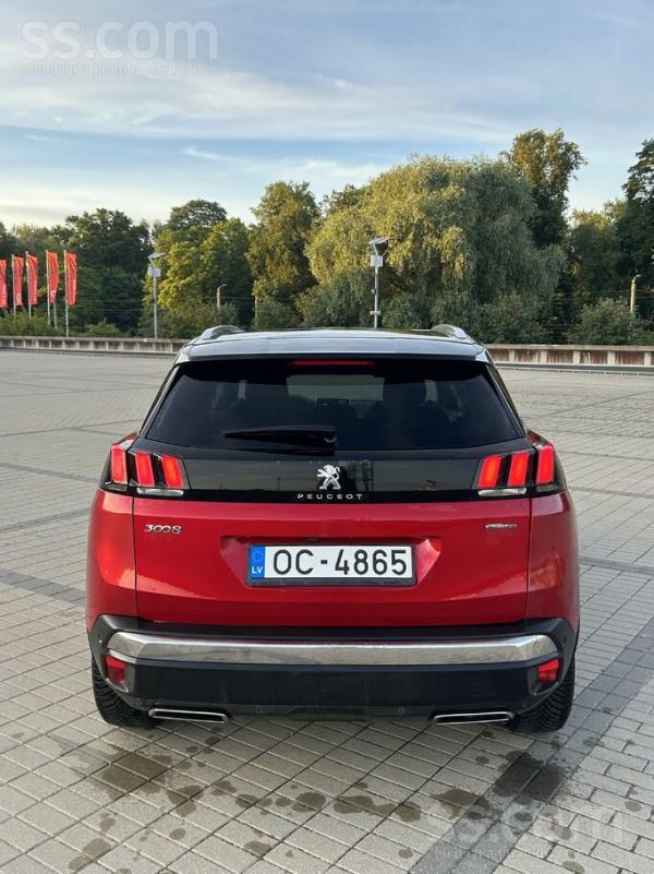 Red Peugeot 3008 2017 in Riga, with an engine capacity of 1.20 L and mileage of 150 thousand km for 12000 €, photo 4 on AUTOMOTO.COM.LV