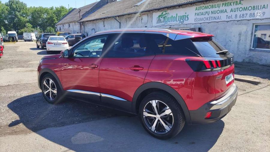 Red Peugeot 3008 2017 in Klaipeda, with an engine capacity of 1.20 L and mileage of 186 thousand km for 10590 €, photo 5 on AUTOMOTO.COM.LV