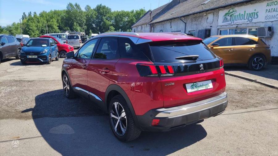 Red Peugeot 3008 2017 in Klaipeda, with an engine capacity of 1.20 L and mileage of 186 thousand km for 10590 €, photo 7 on AUTOMOTO.COM.LV