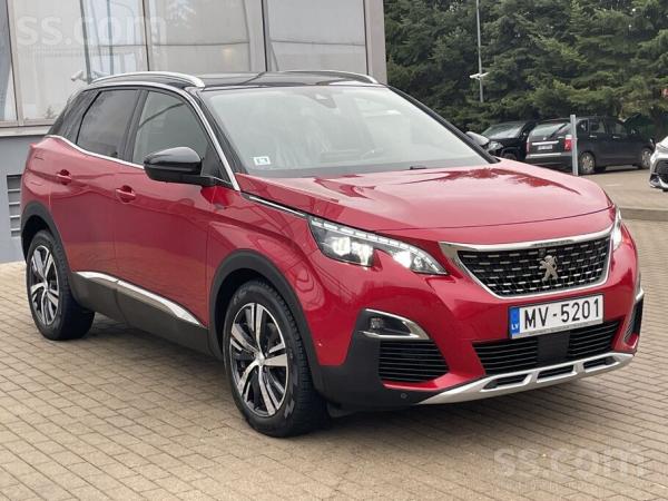 Red Peugeot 3008 2018 in Riga, with an engine capacity of 1.50 L and mileage of 0 thousand km for 3850 €, photo 3 on AUTOMOTO.COM.LV