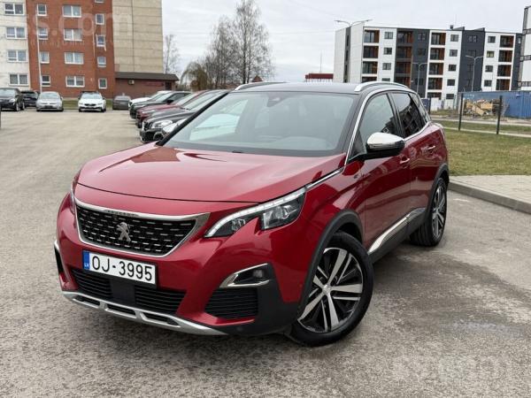Red Peugeot 3008 2018 in Jelgava, with an engine capacity of 2.00 L and mileage of 0 thousand km for 14750 €, photo 2 on AUTOMOTO.COM.LV