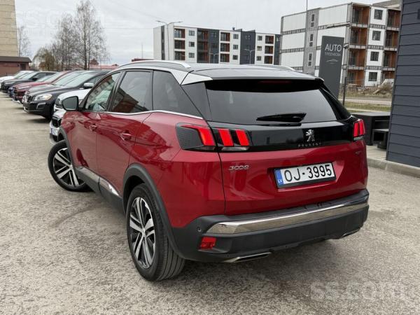 Red Peugeot 3008 2018 in Jelgava, with an engine capacity of 2.00 L and mileage of 0 thousand km for 14750 €, photo 3 on AUTOMOTO.COM.LV
