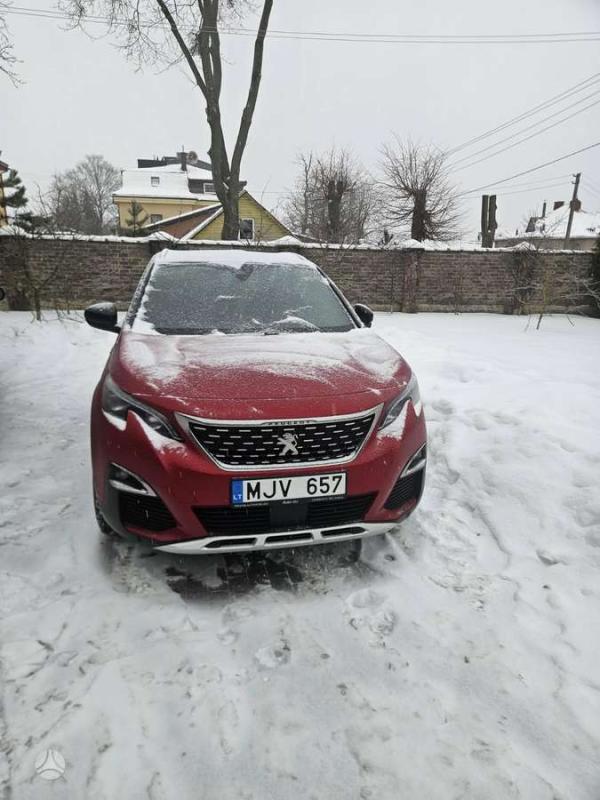 Sarkans Peugeot 3008 2018 Kauņa, ar dzinēja tilpumu 1.60 L un nobraukumu 175 tūkst. km par 11000 €, foto 1 vietnē AUTOMOTO.COM.LV