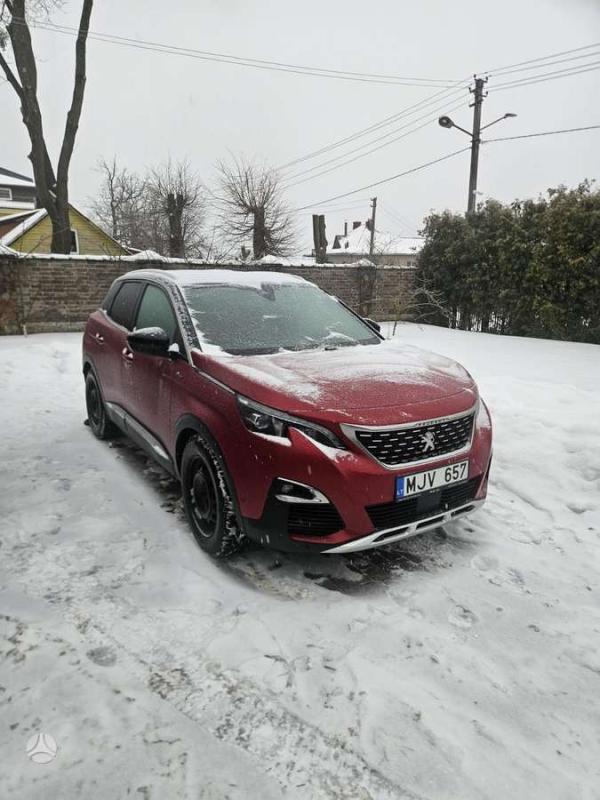 Sarkans Peugeot 3008 2018 Kauņa, ar dzinēja tilpumu 1.60 L un nobraukumu 175 tūkst. km par 11000 €, foto 2 vietnē AUTOMOTO.COM.LV