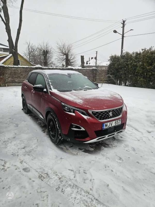 Red Peugeot 3008 2018 in Kaunas, with an engine capacity of 1.60 L and mileage of 175 thousand km for 11000 €, photo 2 on AUTOMOTO.COM.LV