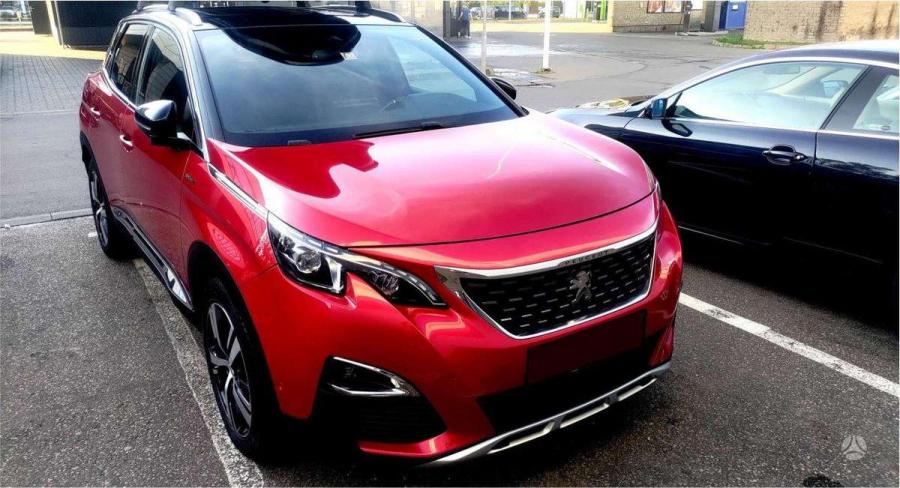 Red Peugeot 3008 2018 in Vilnius, with an engine capacity of 1.56 L and mileage of 108 thousand km for 16500 €, photo 7 on AUTOMOTO.COM.LV