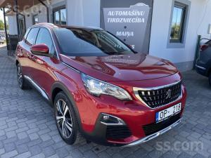Sarkans Peugeot 3008 2018 Talsi, ar dzinēja tilpumu 1.60 L un nobraukumu 180 tūkst. km par 11400 €, foto  vietnē AUTOMOTO.COM.LV