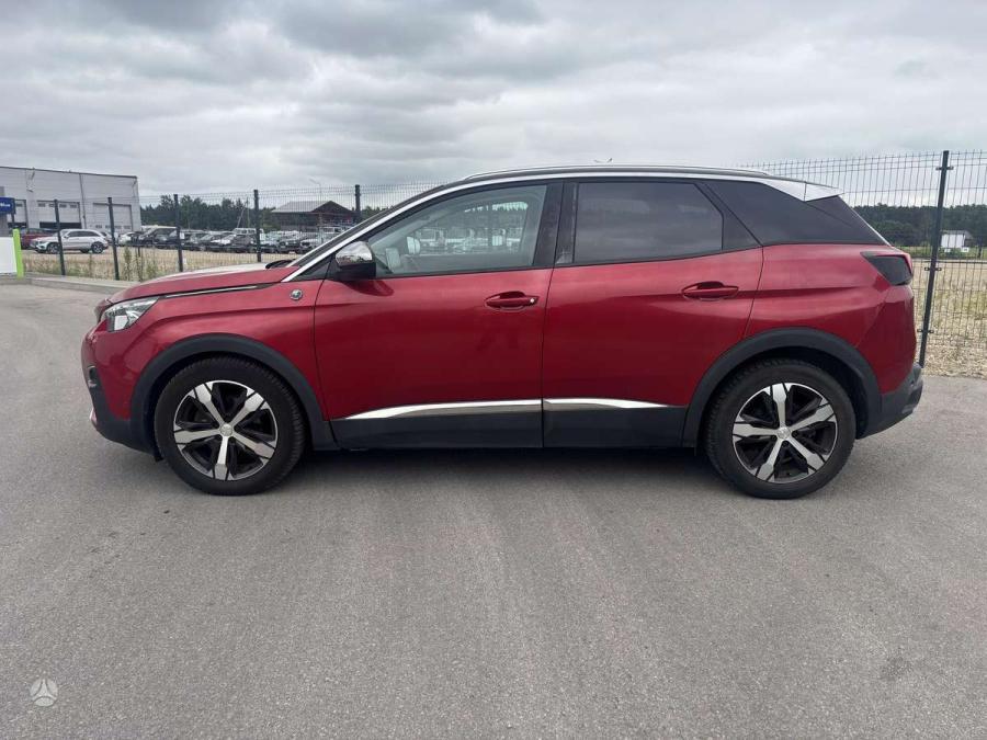 Sarkans Peugeot 3008 2018 Tauragė, ar dzinēja tilpumu 2.00 L un nobraukumu 160 tūkst. km par 11900 €, foto 5 vietnē AUTOMOTO.COM.LV